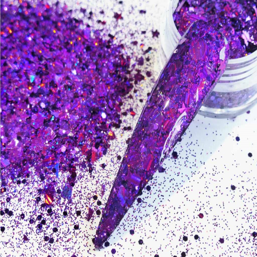 February Birthstone Amethyst Glitter Mix – Smileys Glitter Store