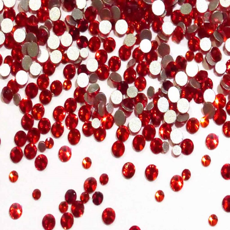 Crystals Red Approximately 650 In A Pot – Smileys Glitter Store