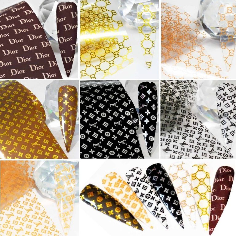 Designer Inspired Nail Art Stickers 51 Stickers Per Sheet 3 Designs ...