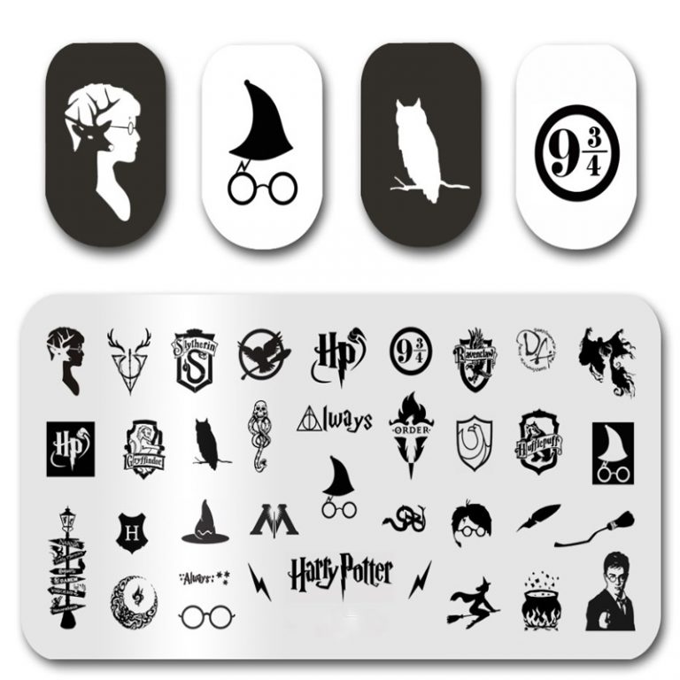 Harry Potter Nail Stamping Plate – Smileys Glitter Store