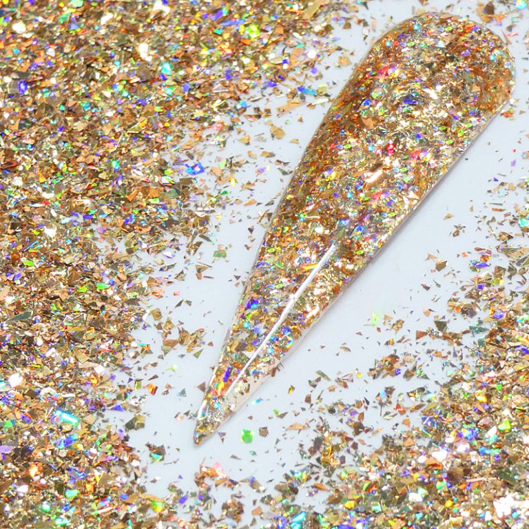 Gold Holographic Tiny Mylar Shards – Smileys Glitter Store