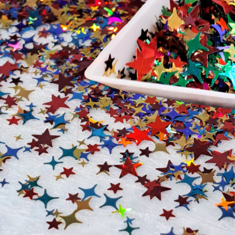 Christmas Glitter Stars, Xmas Glitter Sequin Shapes – Smileys Glitter Store