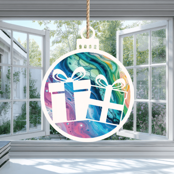 Xmas Present Resin Art Templates Christmas Bauble Wood Cut Outs Xmas ...
