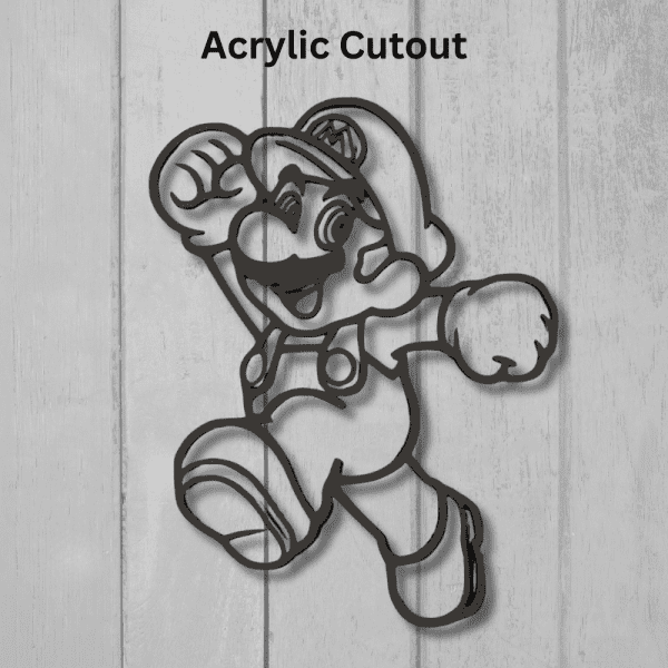 Super Mario Resin Art Templates Super Mario Wood Cut Outs Frames Gamer ...