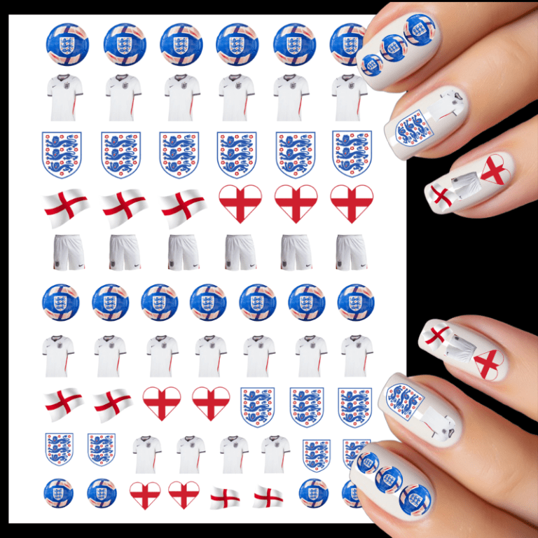 England Football Decals, England Football Club Water Slide Decals ...